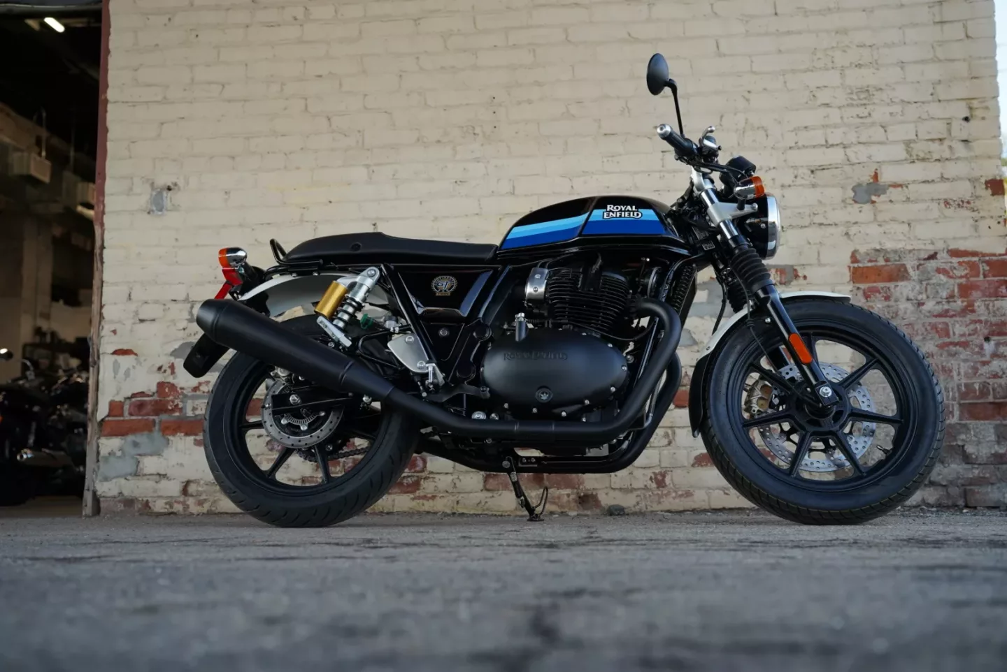 2024 Royal Enfield Continental GT 650 - Slipstream Blue | Throttle Company